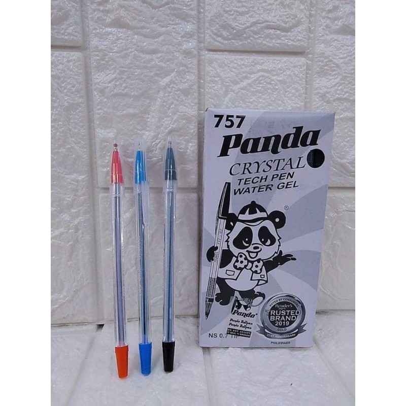 Panda Crystal ballpen 3 Pcs | Shopee Philippines