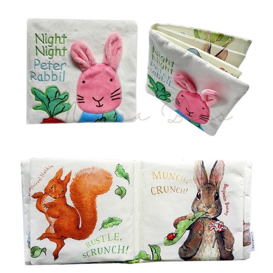 Peter Rabbit Baby Story Animal Cloth Book | Shopee Philippines