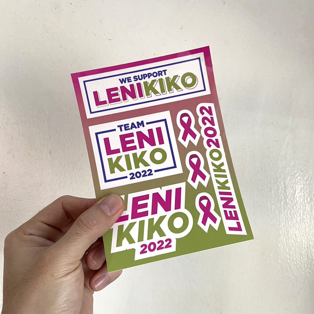 LENI KIKO STICKER SHEET 2022 | Shopee Philippines