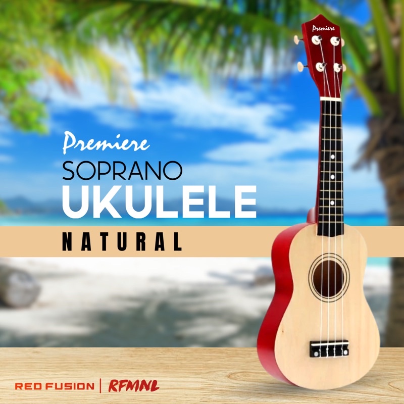 Premiere Soprano Ukulele (Natural) | Shopee Philippines