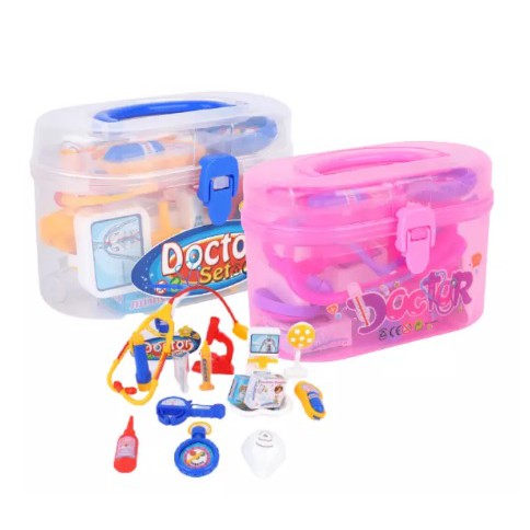 TOS Doctor Dentist Medical Kit Set with Red Bag Pretend Play Toys ...