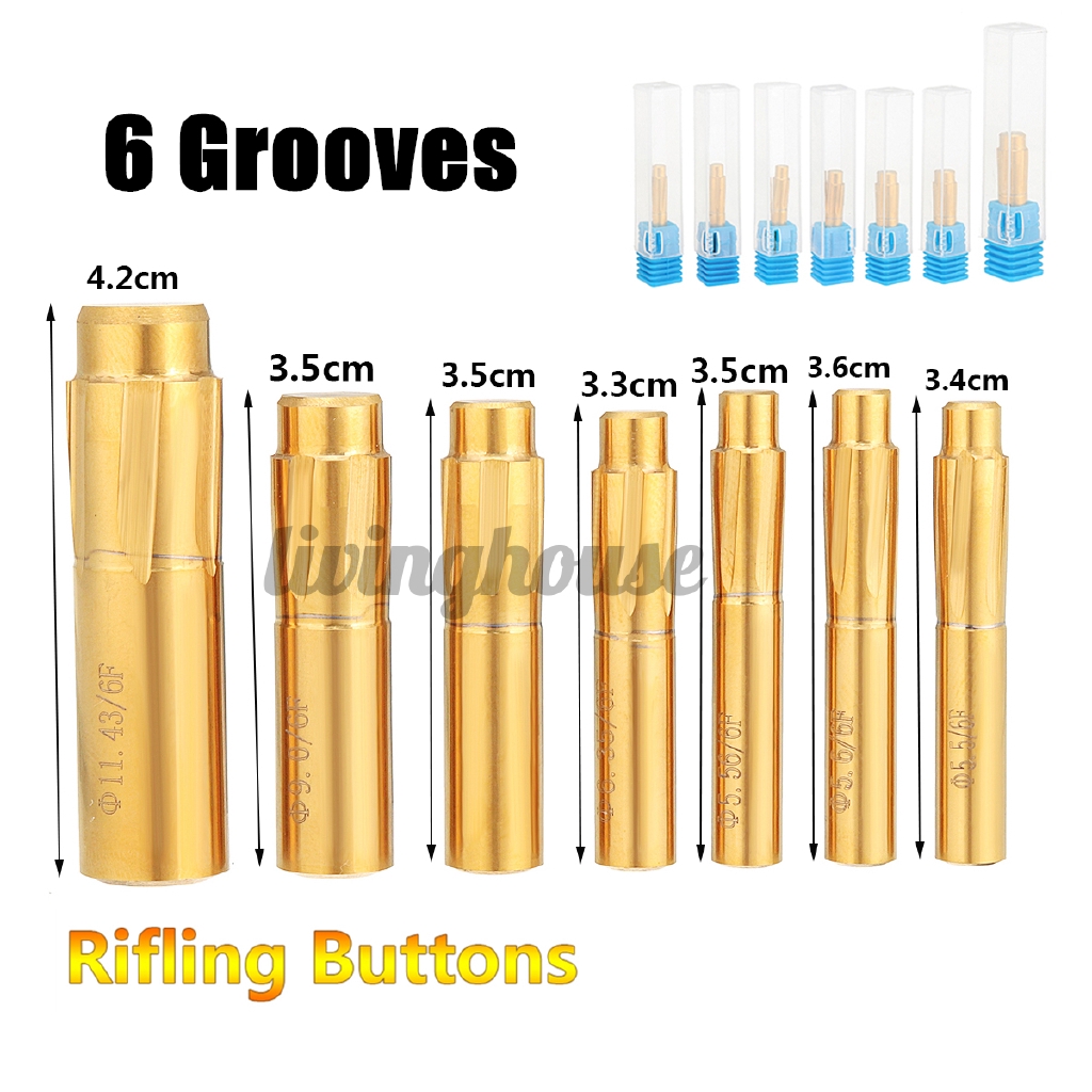 Livinghouse Helical Reamer Push Rifling Button Tungsten Steel Chamber 6 ...