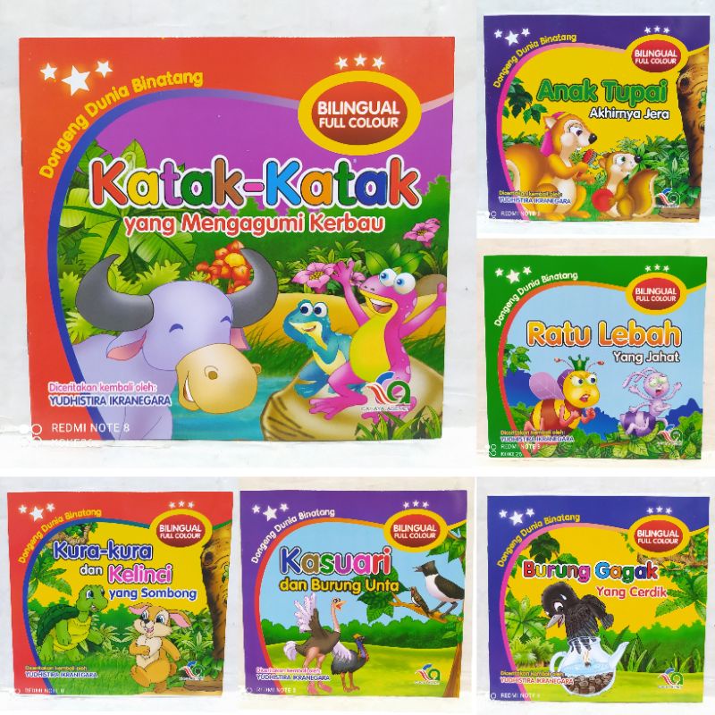 Full Color Bilingual World Animal Fairy Tale Book CA | Shopee Philippines