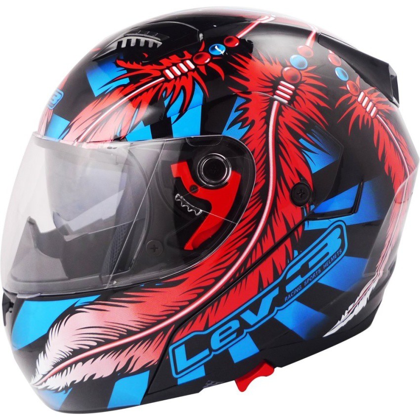 Lev3 Racing Sports Helmets Modular BJ-5710 Dream Helmet | Shopee ...