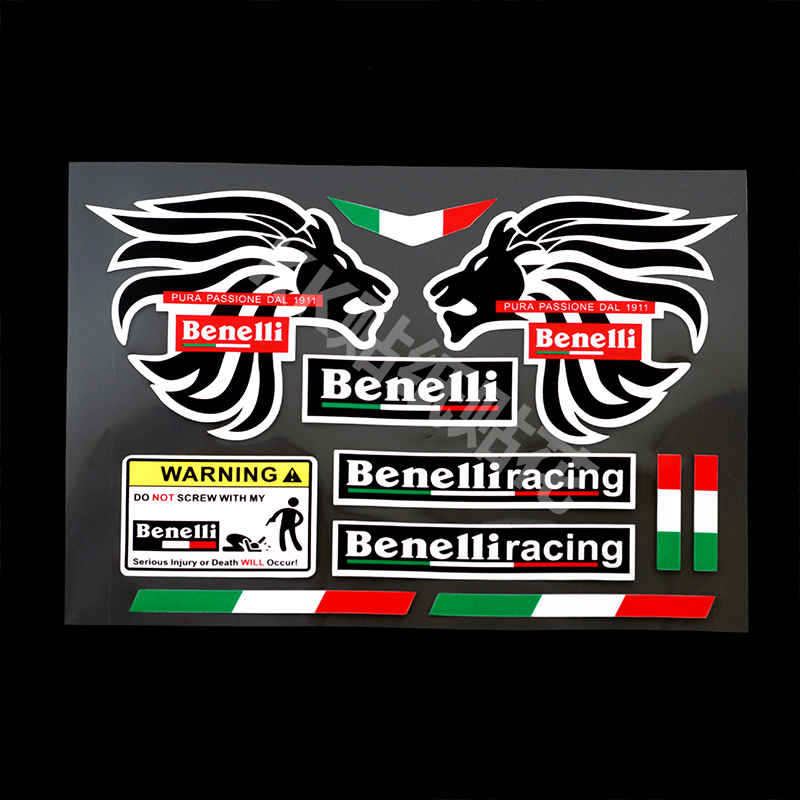Waterproof Reflective Sticker Set For Benelli TNT250 BJ250. | Shopee ...