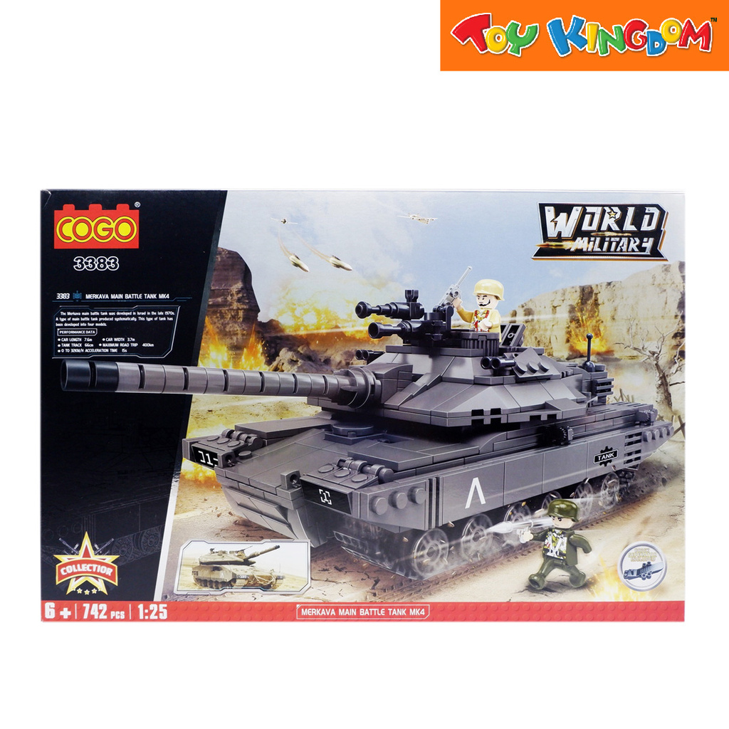 Cogo World Military Merkaya Main Battle Tank MK Building Blocks ...