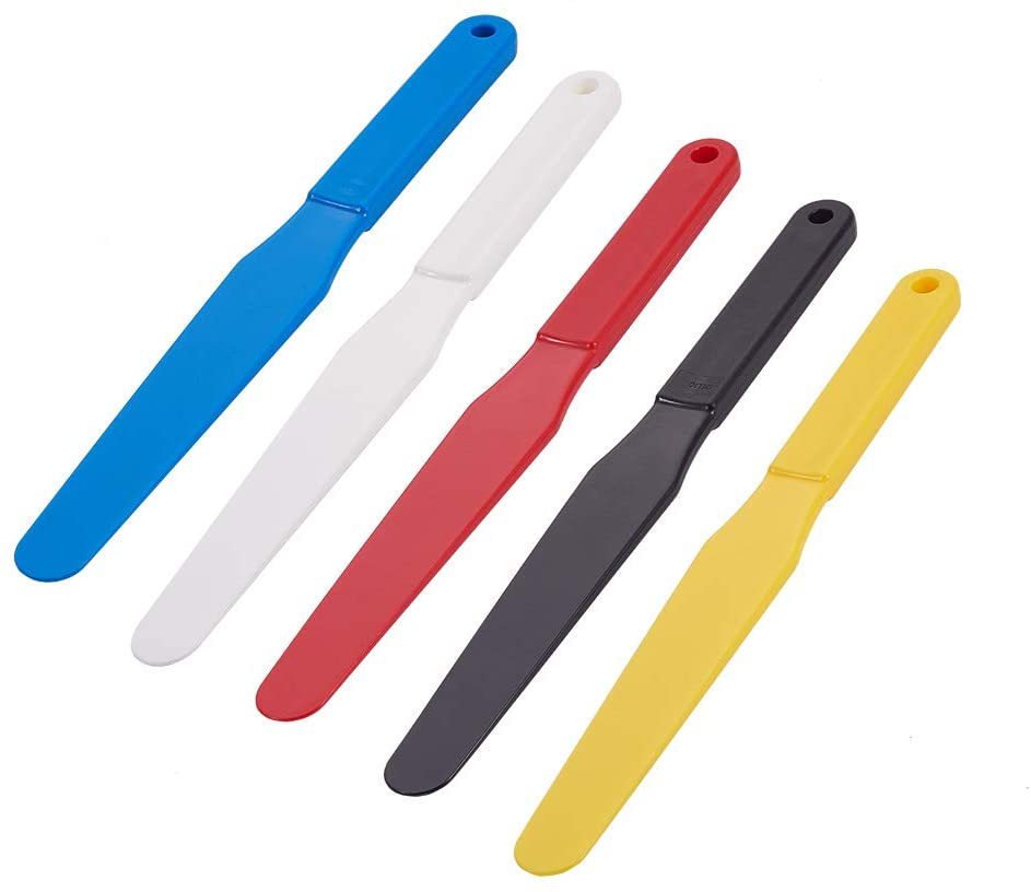 Benecreat 5PCS Screen Printing Spatula 1.2” Width Plastic Spatulas Ink ...