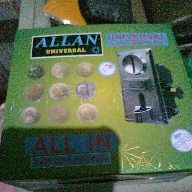 UNIVERSAL COINSLOT / MULTI COIN SELECTOR, ACCEPTS OLD AND NEW COINS (1 ...