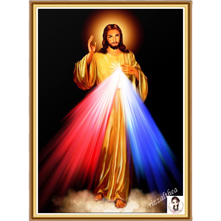 Divine Mercy Cross Stitch PATTERN ONLY | Shopee Philippines