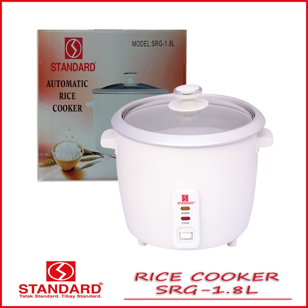 Standard Automatic Rice Cooker SRG-1.8L Original Authentic | Shopee ...