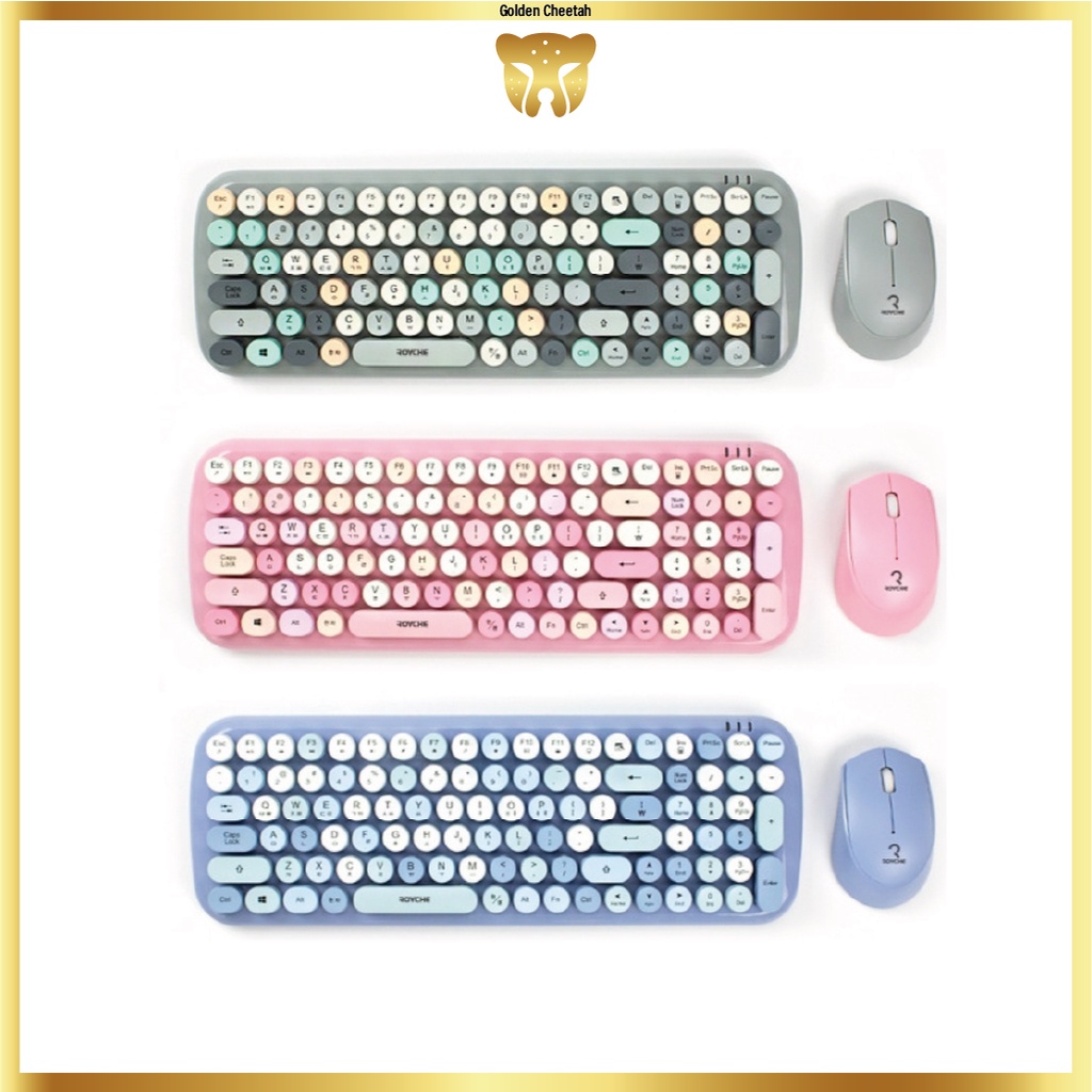 ROYCHE Wireless Keyboard & Mouse Set RMK-5000 3types | Shopee Philippines