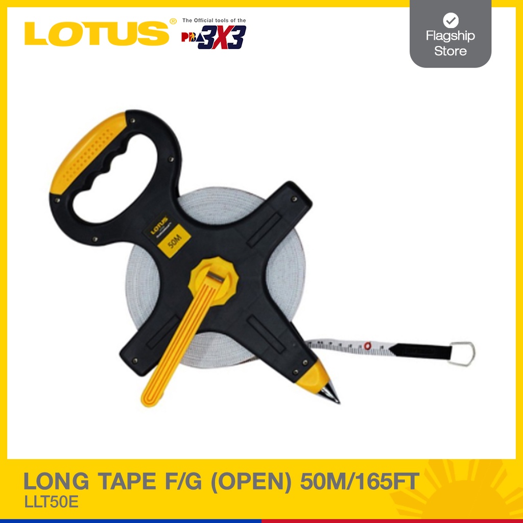 Lotus Long Tape (Fiberglass) 50M/165FT LLT50E - Measuring Tools ...
