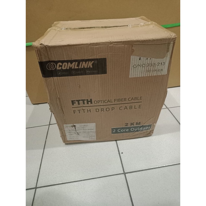 COMLINK FIBER OPTIC CABLE 2 CORE | 2KM OUTDOOR | Shopee Philippines