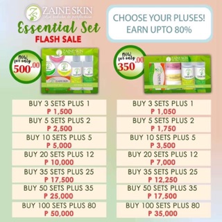 Zaine Skin Basic Set (small set) | Shopee Philippines