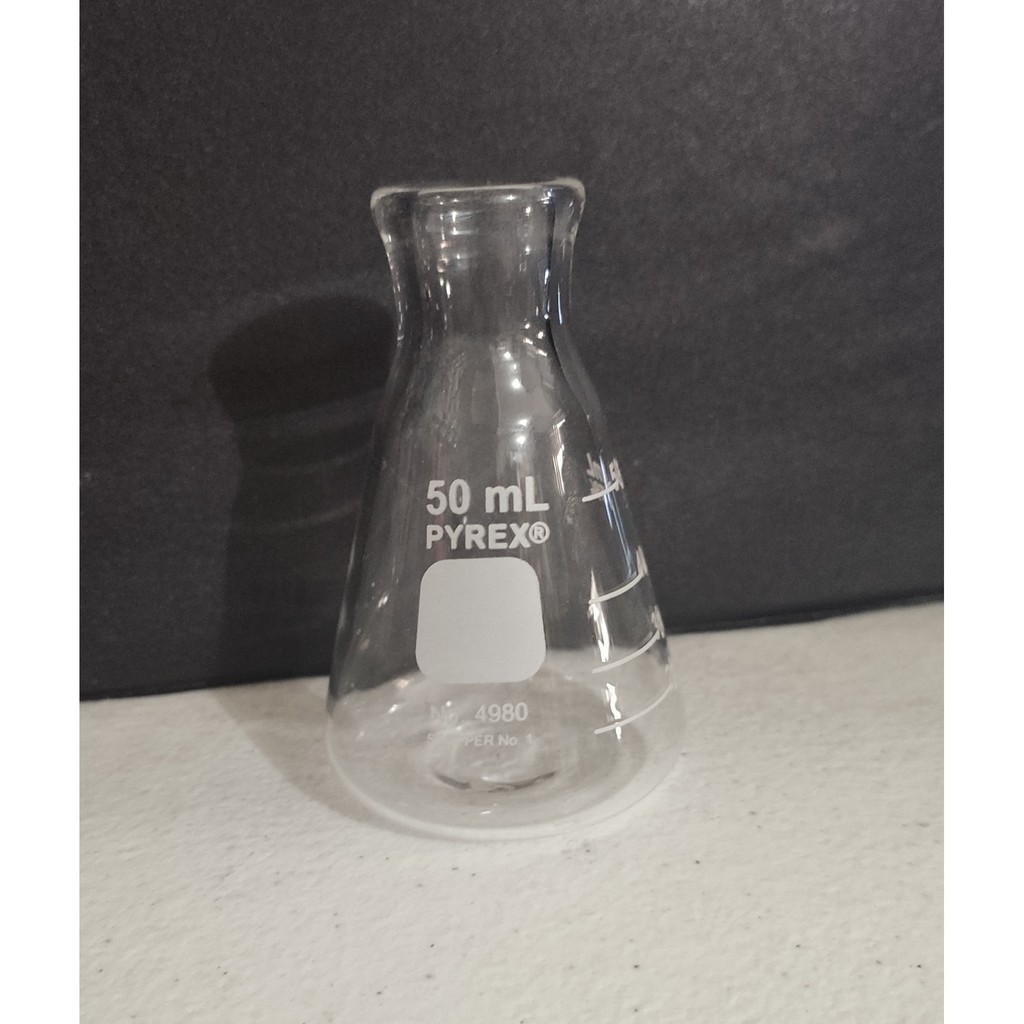 Pyrex® Glass Erlenmeyer Flask, Measuring, 25 ML Carolina, 55% OFF