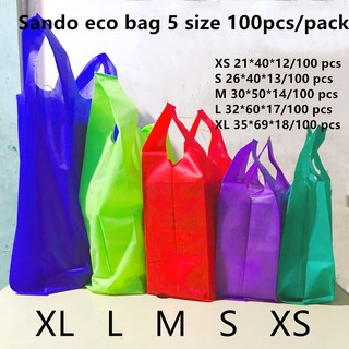Biodegradable Plastic Sando Bag 100pcs/pack | Shopee Philippines