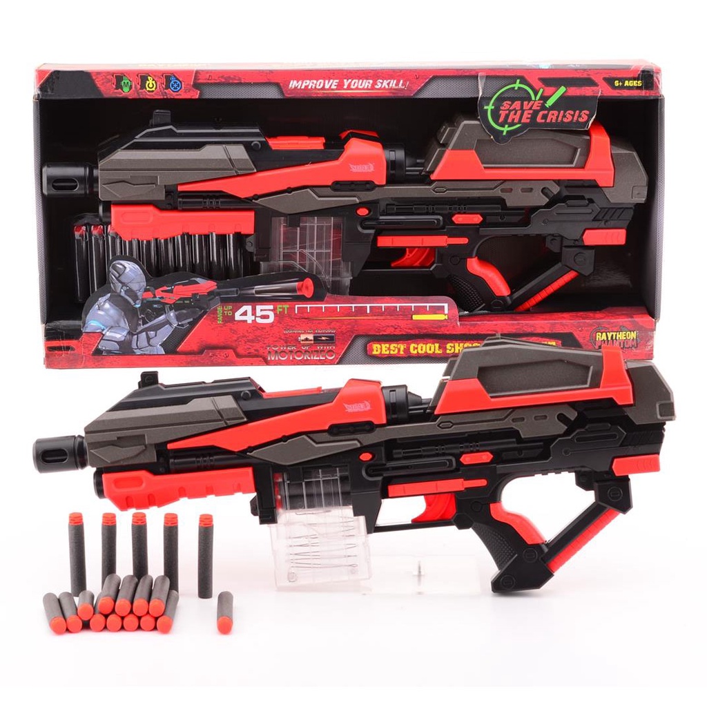 New High Speed Trail Blazer Phantom Soft Dart Blaster Cool Shooting ...