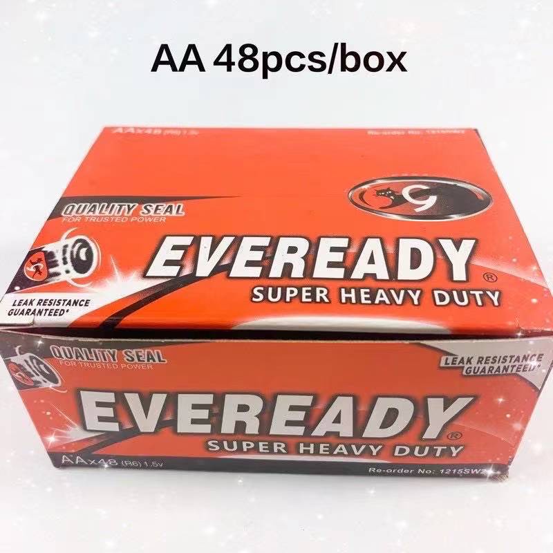 Eveready battery 1 box AA / AAA | Shopee Philippines