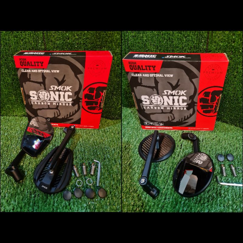 SMOK Sonic Carbon design side mirror (Universal) | Shopee Philippines