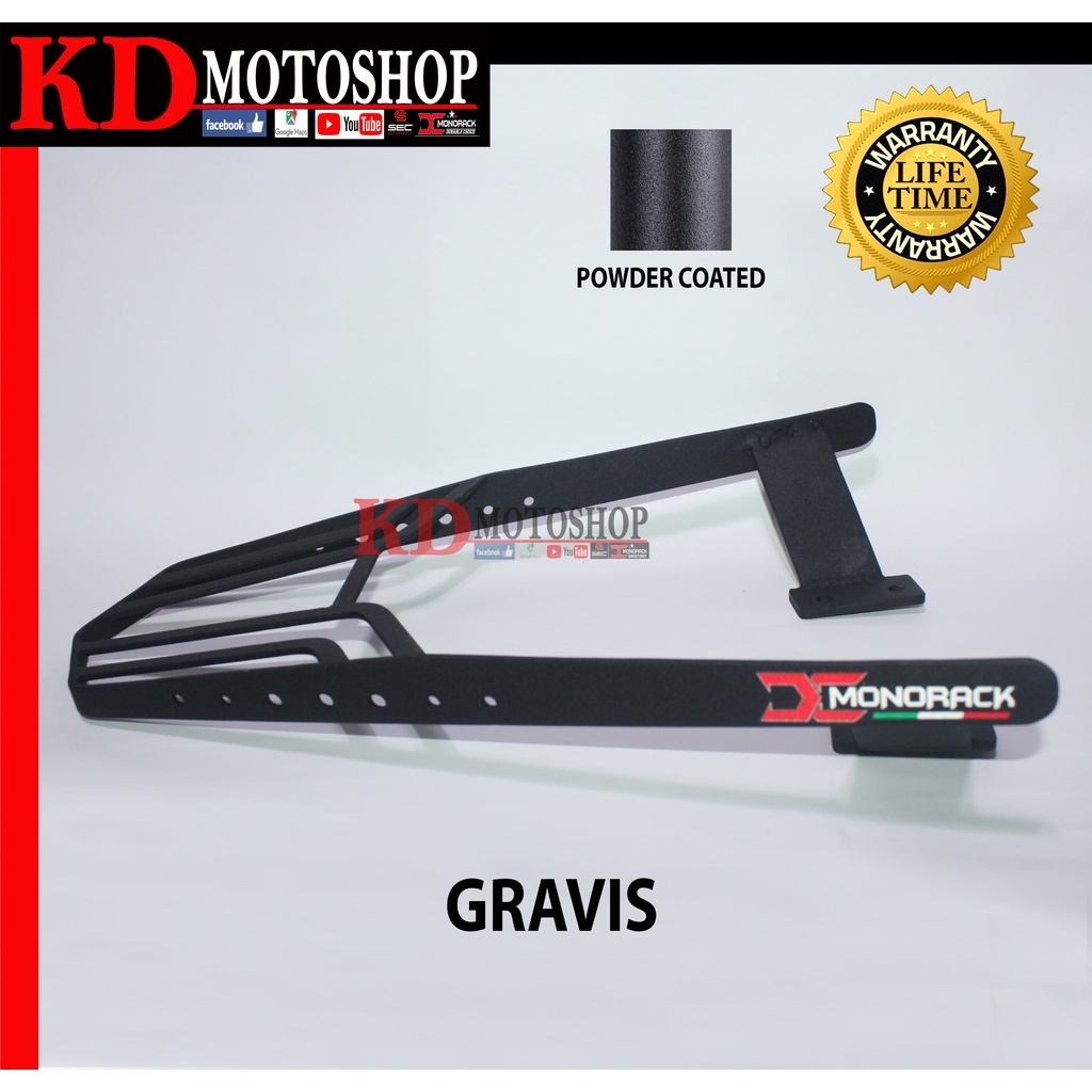 Yamaha Gravis DC Monorack Bracket | Shopee Philippines