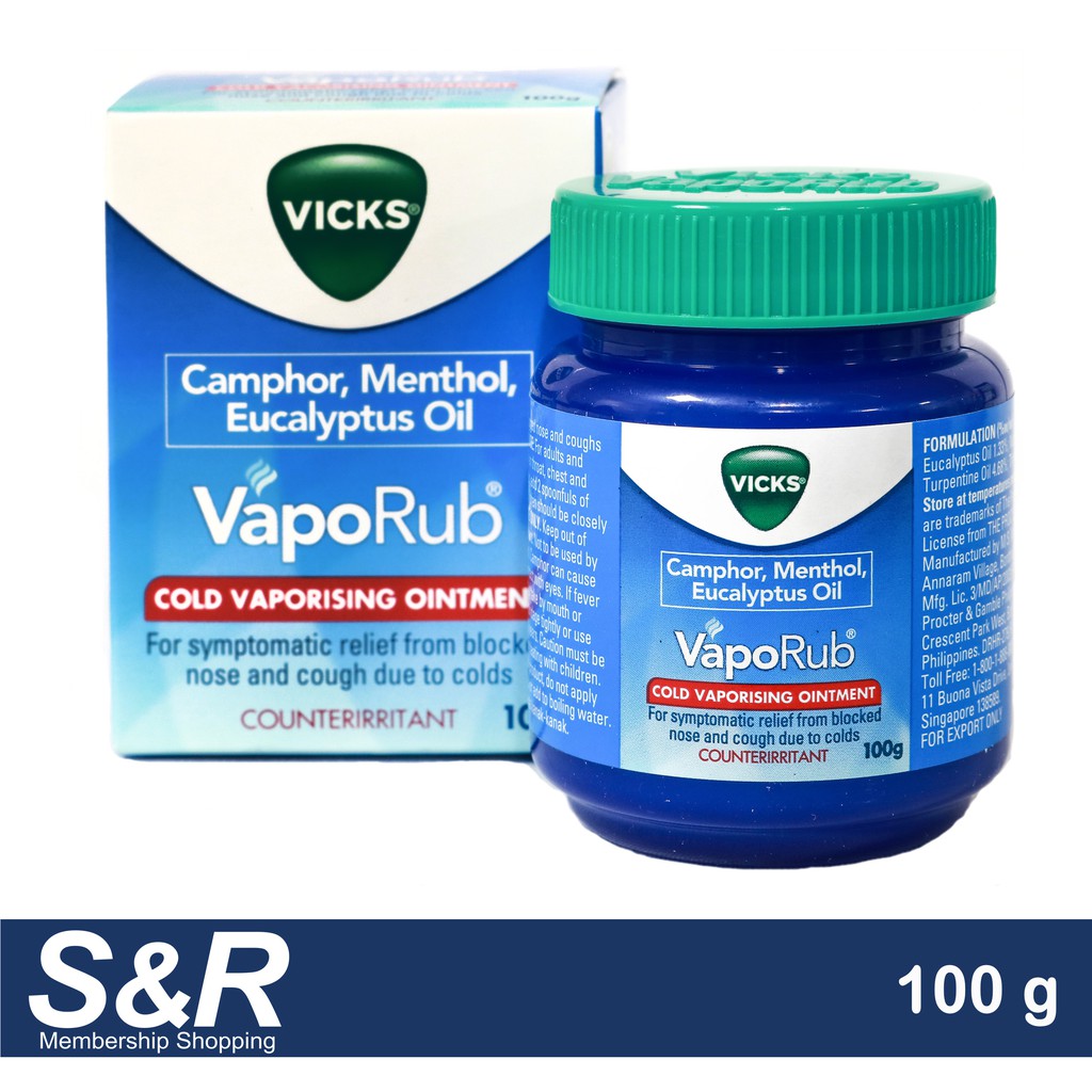VICKS VapoRub Cold Vaporising Ointment Mini Pack 5g, 43% OFF