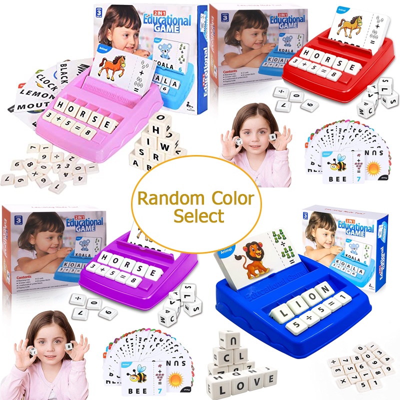 Matching Letter Games for Kids Age 3-8, 2 in 1 Spelling & Reading ...