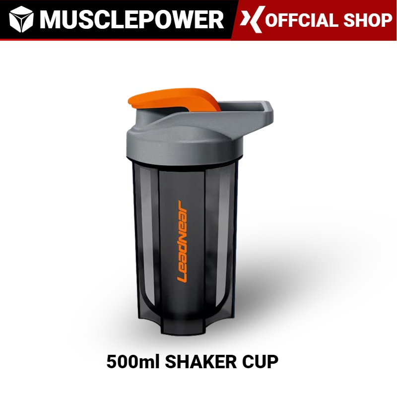 Protein shaker bottle with shaker ball for protein shakes pre-workout ...