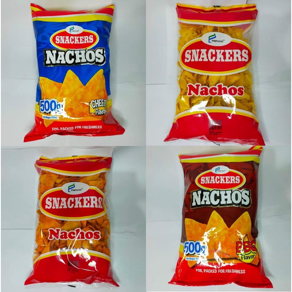 Snackers Nachos Chips, Prifoods 500g | Shopee Philippines