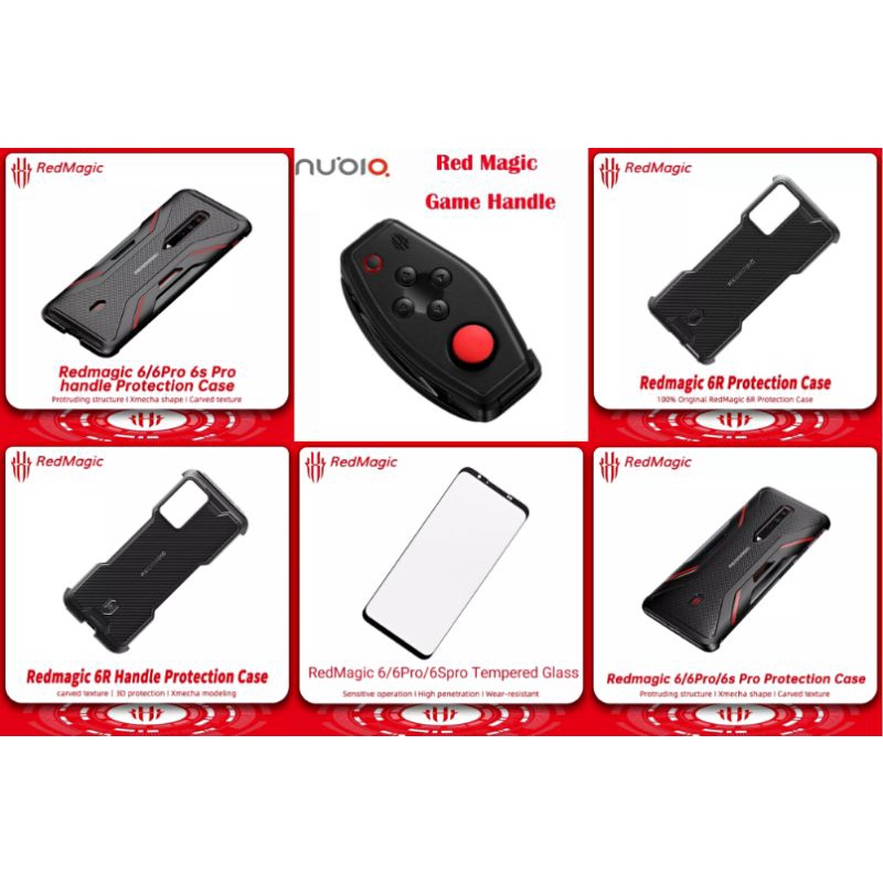 Nubia RedMagic Red Magic 6R / 6 / 6S Pro Tempered Glass Sports ...