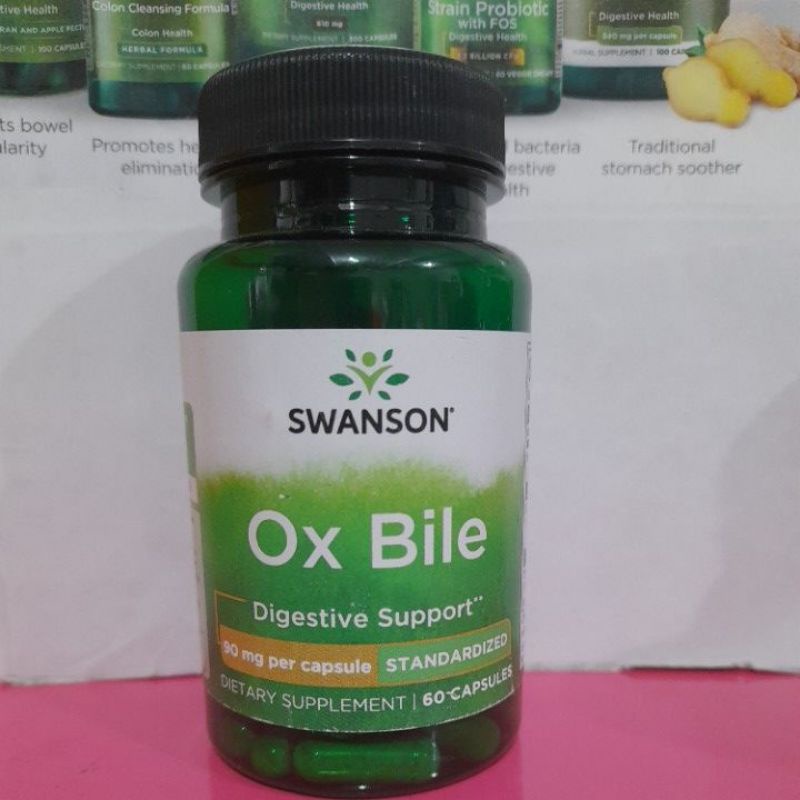 Ox Bile 90mg 60 capsules Digestive Support EXPIRY: July 2024 Swanson ... Ox Bile 90mg 60 capsules Digestive Support EXPIRY: July 2024 Swanson ...