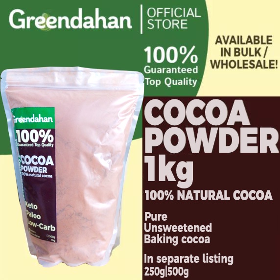 GREENDAHAN / Cacao | Cocoa Powder (Unsweetened) 1kl - Alkalized, From ...