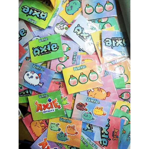 AXIE INFINITY STICKER WITH FREEBIES | Shopee Philippines