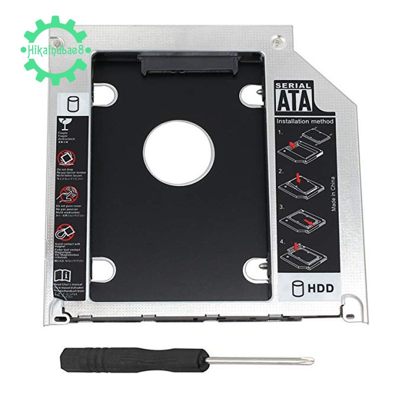 ⏰Hard Drive Caddy Tray 9.5mm Universal SATA 2nd HDD HD SSD Caddy ...