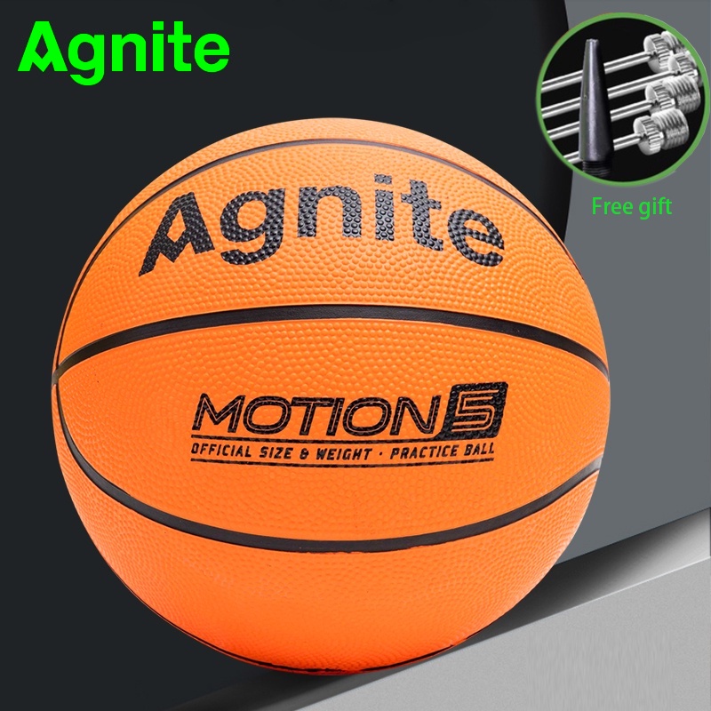 Agnite Rubber Basketball Number 7 Standard | Shopee Philippines