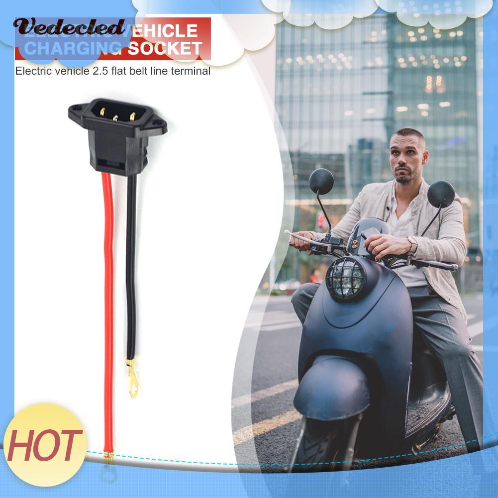 E-bike Car Plug Socket Charger Interface Electric Vehicle Cable Wire ...