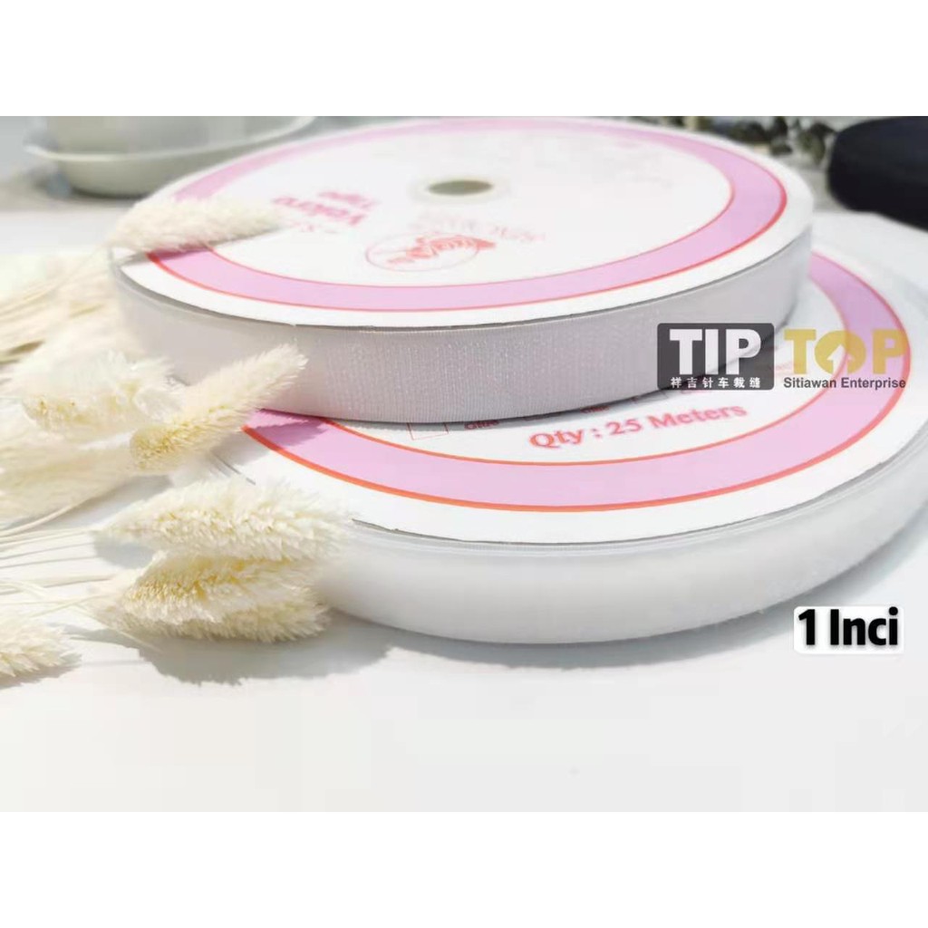 1" VELCRO TAPE/ MAGIC TAPE ( HOOK & LOOP) | Shopee Philippines