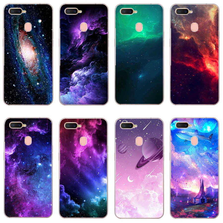 OPPO F9 F9 pro f11 pro Soft Silicone TPU Casing phone Cases Cover space ...