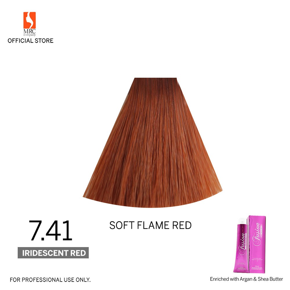 Flame Red Hair Color