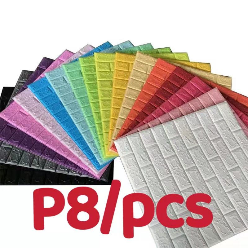 Wallpaper Brick 35×38cm 3D Wall Sticker Foam Self Adhesive super dikit ...