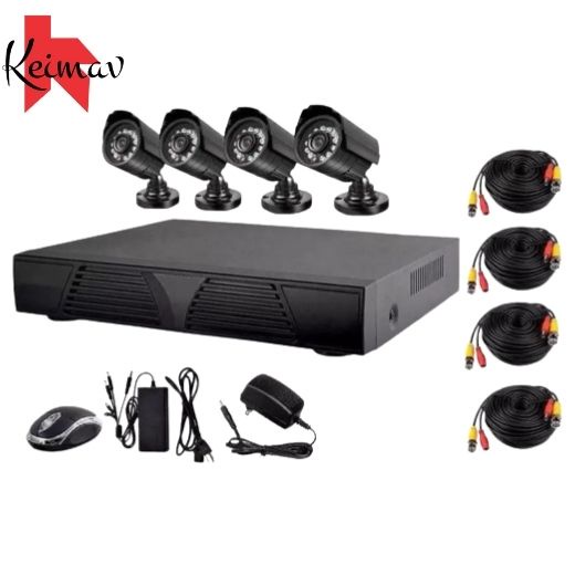 CCTV Package with 4 Channel DVR Surveillance Security Night Vision ...