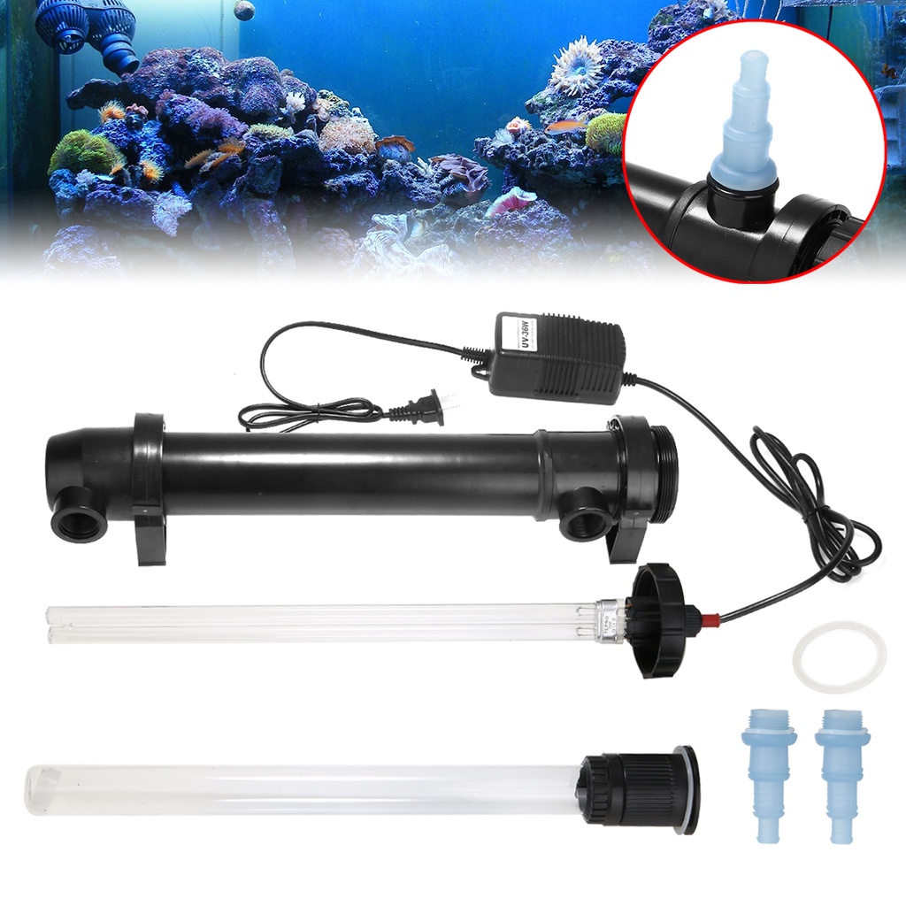 Water Clarification System 36W UV Clarifier For Aquarium & Pond - Non ...