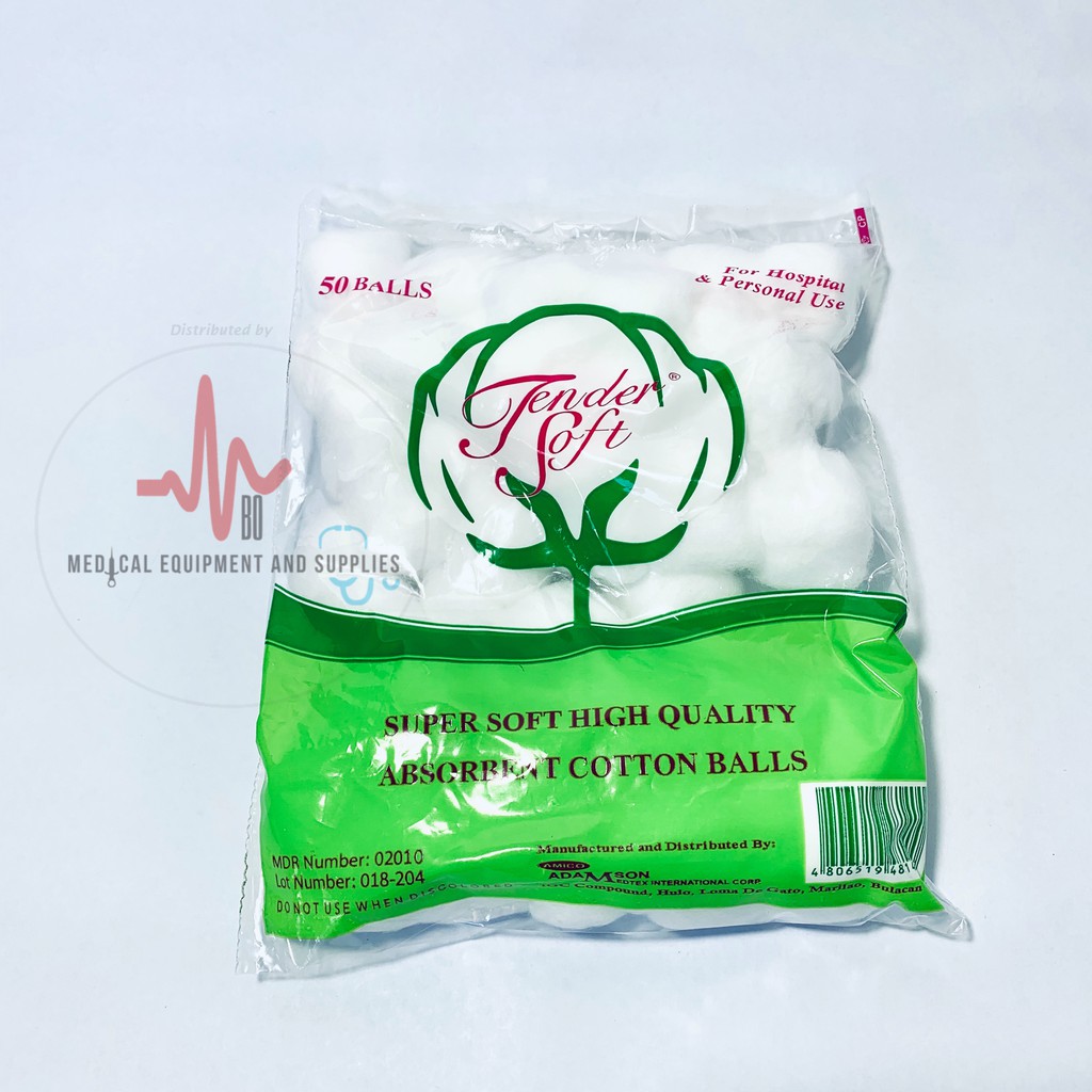 Tendersoft Cotton - 50 balls | Shopee Philippines