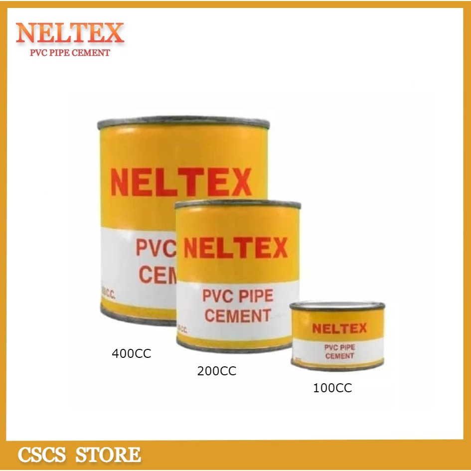 NELTEX PVC PIPE CEMENT SOLVENT 100CC, 200CC, 400CC | Shopee Philippines