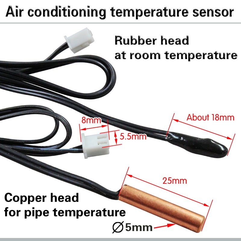 AZHANGJI Air conditioning temperature sensor 5K 10K 15K 20K 25k 50K ...