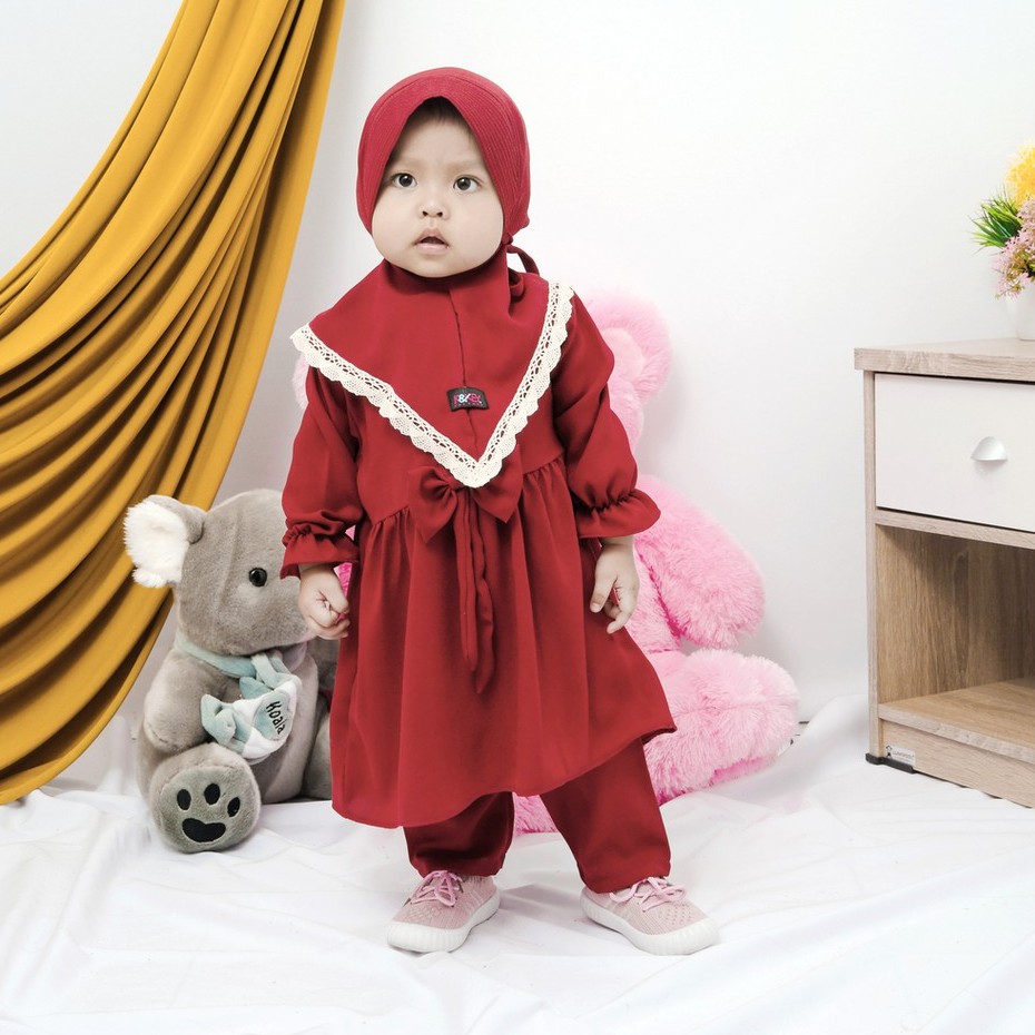 Plain Tunic Children Robe For Ages 1 To 7 Years | Shopee Philippines