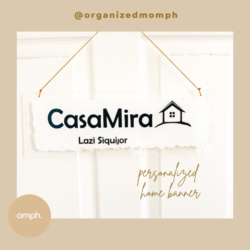 Customizable Home Decorative Banner or Signage | Shopee Philippines