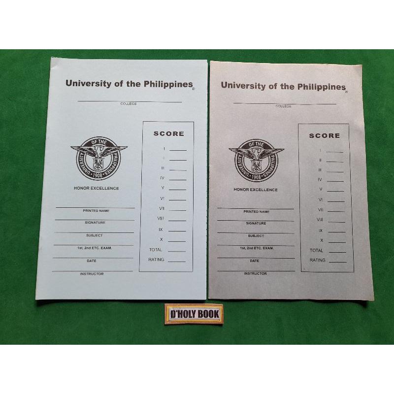 Blue Book U.P.- ordinary(10pcs), special.(5pcs) | Shopee Philippines