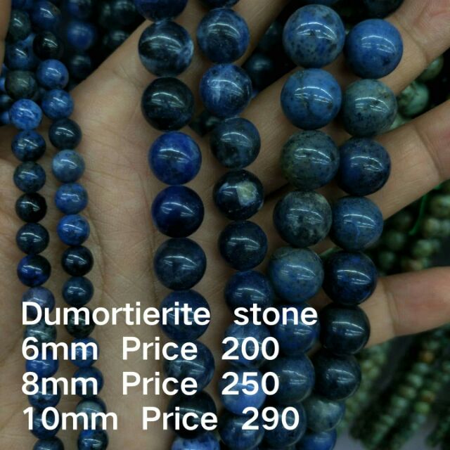 DUMORTIERITE STONE(6,8,10,12MM) | Shopee Philippines
