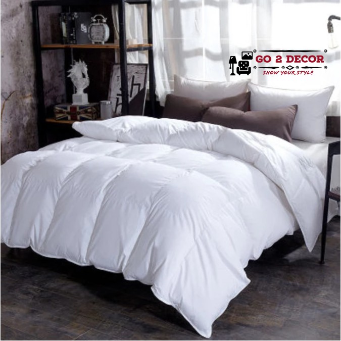 COMFORTER FILLER MICROFIBER HOTEL THICK FILLER HYPOALLERGENIC FLUFFY ...