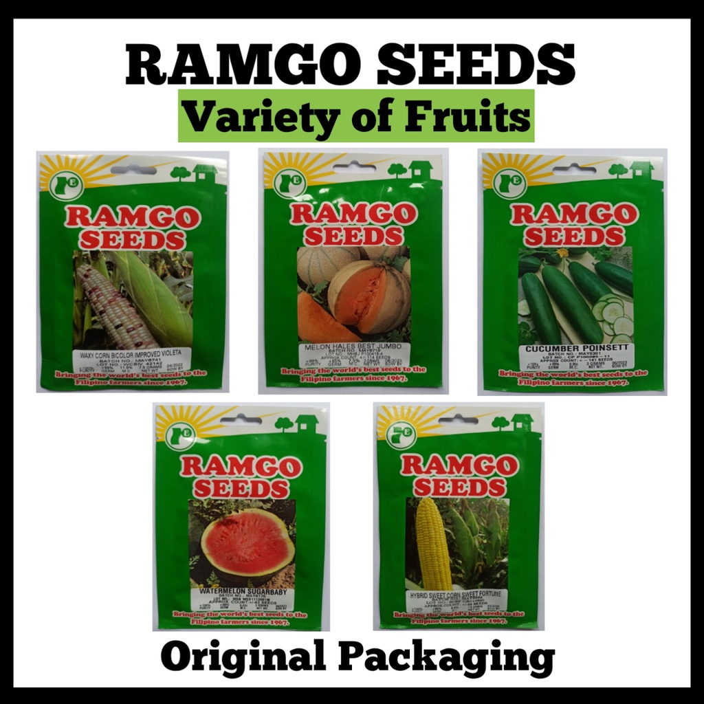 RAMGO Fruit Seeds (Buto ng Prutas) ORIGINAL AND HIGH QUALITY | Shopee ...